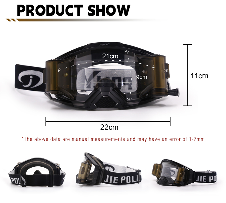 What is the advantage of roll off system motocross - Jiepolly Sport Goggles